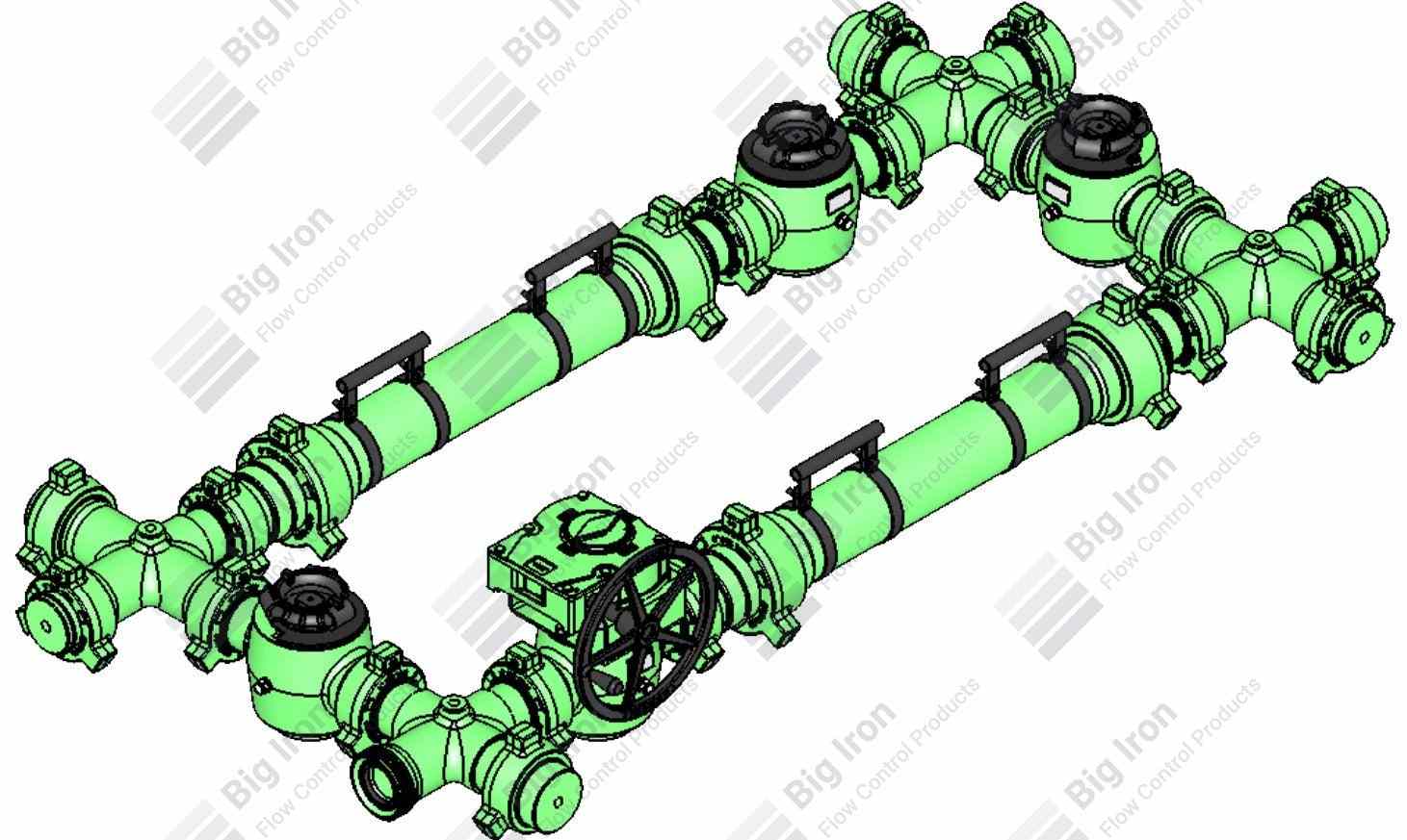 Dual Barrel Debris Catcher 4” Fig 1502 X 3” Fig 1502 W/2.375” X 33” Sc ...